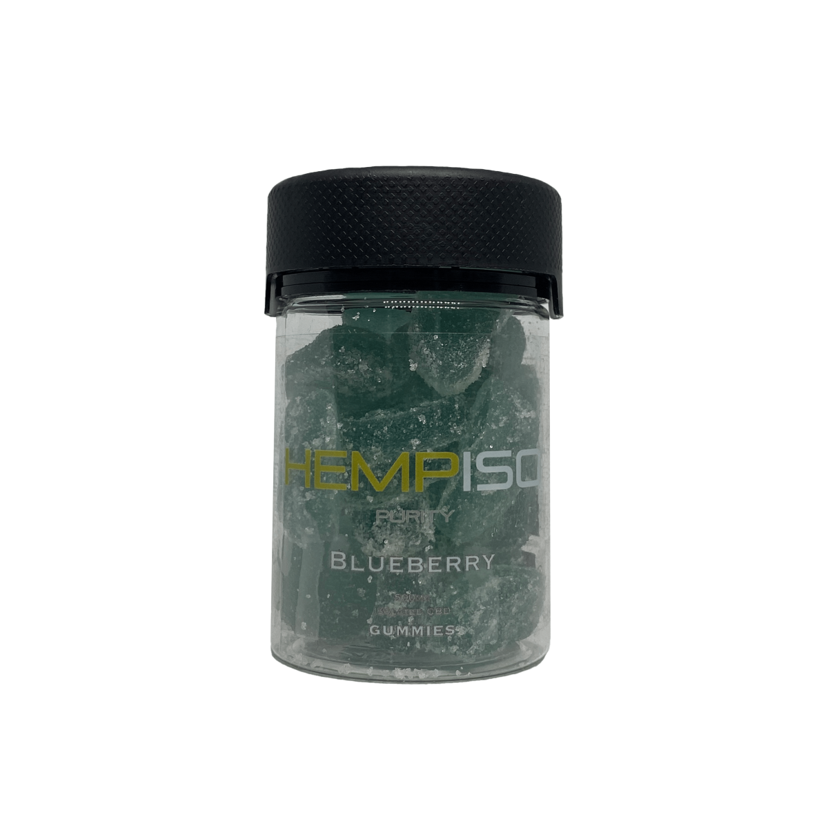 500mg Blueberry CBD (Cannabidiol) Vegan Gummies [20 ct] - HempISO